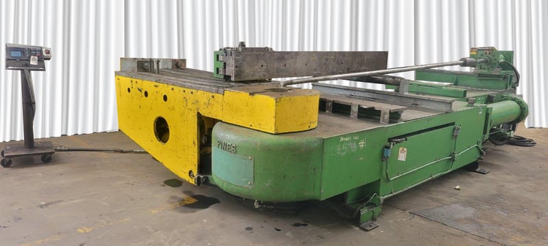 8" Pines #6, horizontal heavy duty mandrel tube & pipe bender, counter ...