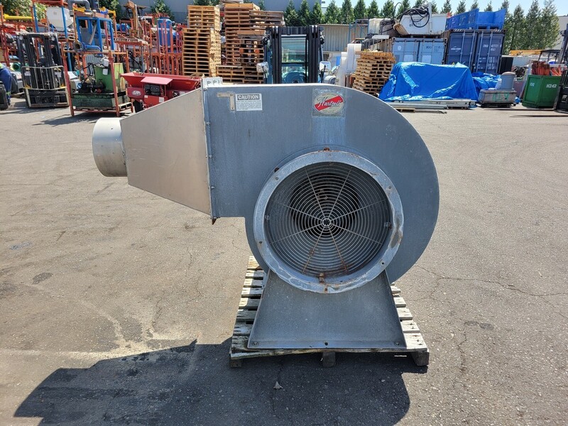 Hartzell, Backward Curved Centrifugal Fan, 10 HP, 1760 RPM, 24" fan ...