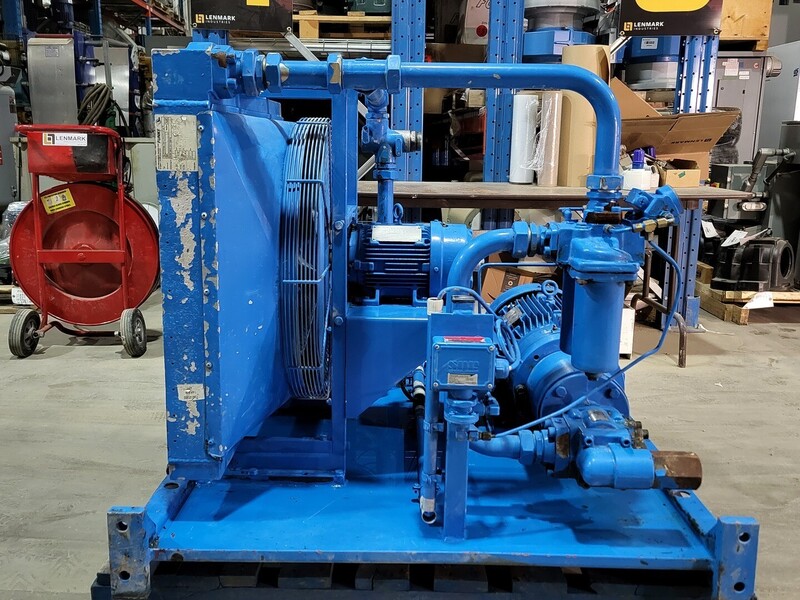 Flender #OLGS-7, Oil Supply System, 7.5 HP & 0.5 HP Motor, Steimel SF4 ...