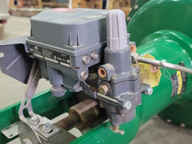 Fisher #667, Actuator, w/3" Gate Valve & Digital Valve Controller, 6-30 ...