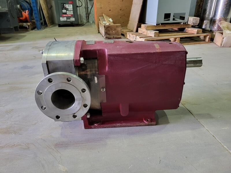 343 GPM @ 125 psi, Alfa-Laval #S6-0260-H10, Rotary Lobe Pump, 500 RPM ...