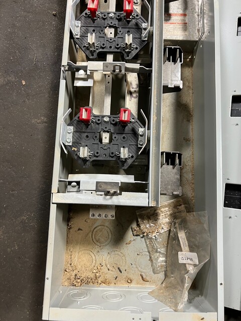 125 Amps, Eaton #1MM412RRLP, Meter Stack, 800A Main 4 Socket 125A 120 ...