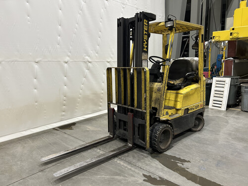 3000 lb. Hyster #S30XM, LPG forklift, 3 stage mast, 84" mast height, 48 ...