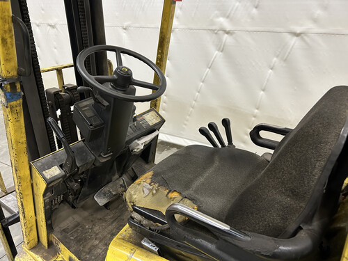 3000 lb. Hyster #S30XM, LPG forklift, 3 stage mast, 84" mast height, 48 ...