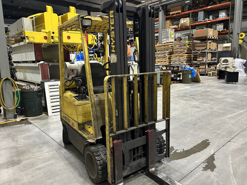 3000 lb. Hyster #S30XM, LPG forklift, 3 stage mast, 84" mast height, 48 ...