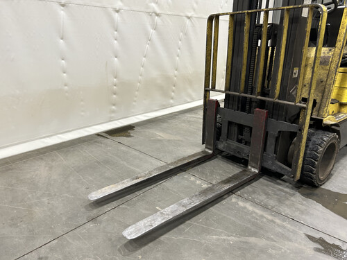 3000 lb. Hyster #S30XM, LPG forklift, 3 stage mast, 84" mast height, 48 ...