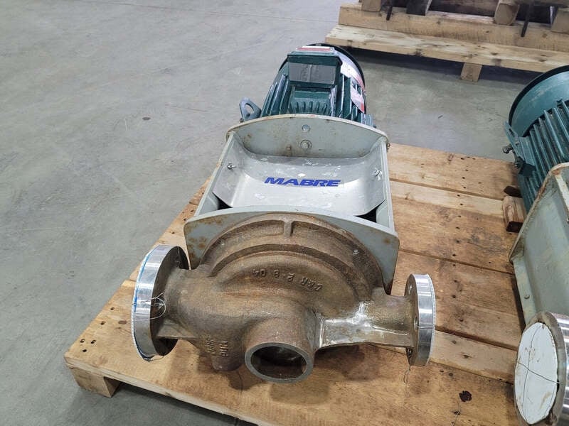 140 GPM, Mabre Pump #WPV-R, Vertical Centrifugal Process Pump, 20 HP ...