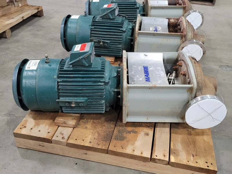 140 GPM, Mabre Pump #WPV-R, Vertical Centrifugal Process Pump, 20 HP ...
