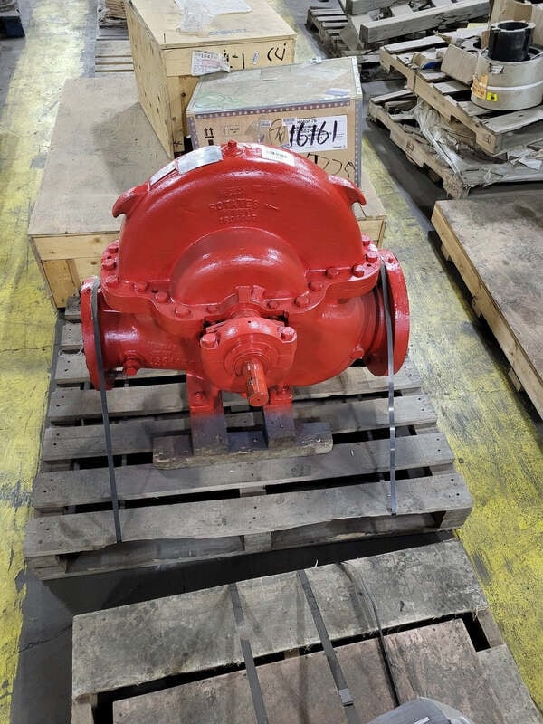 200 GPM, Pentair #6-481-20, Centrifugal Fire Pump, 125 psi, 1770 RPM, 6" discharge, 18.25 ...