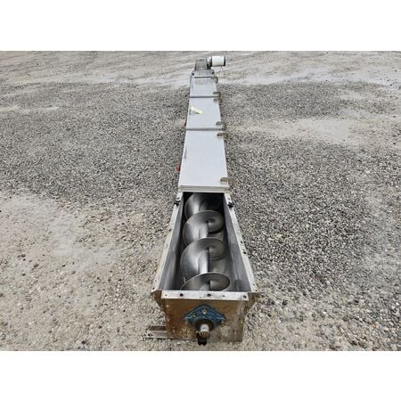 12" diameter x 15' long, Stainless Steel Industrial screw auger ...