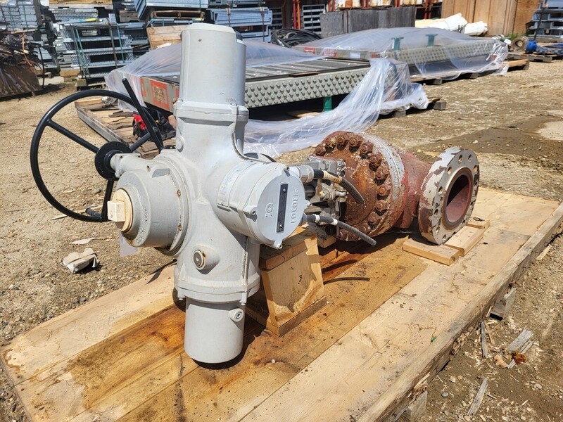 8" TY Valve Corporation, Gate Valve w/ Rotork Actuator IQ 40FA25A ...