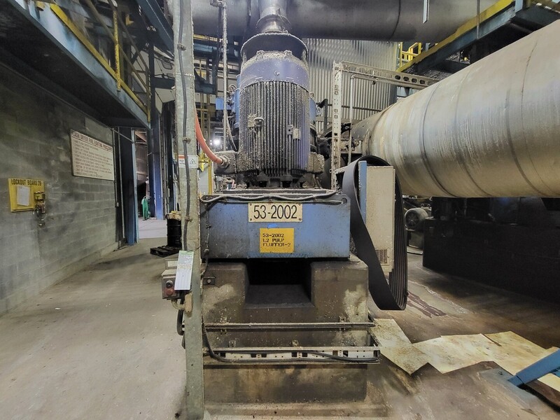 Andritz, pulp flash drying system w/ fluffers, Air Tanks, Heating ...