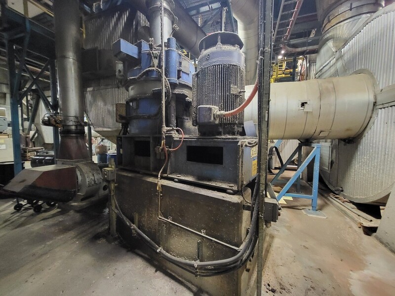 Andritz, pulp flash drying system w/ fluffers, Air Tanks, Heating ...