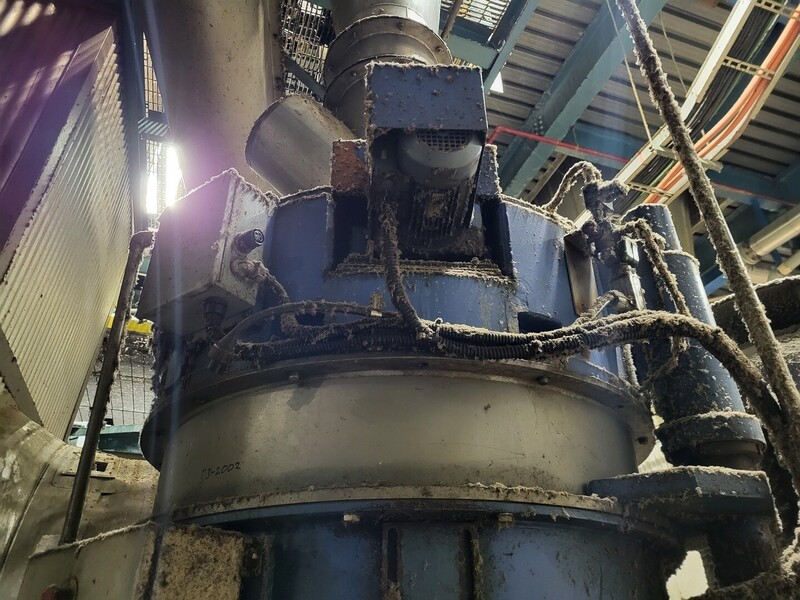 Andritz, pulp flash drying system w/ fluffers, Air Tanks, Heating ...