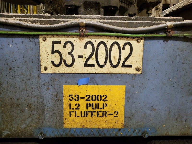 Andritz, pulp flash drying system w/ fluffers, Air Tanks, Heating ...