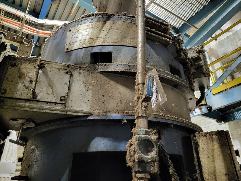 Andritz, pulp flash drying system w/ fluffers, Air Tanks, Heating ...