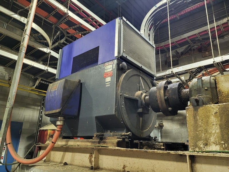 Andritz, pulp flash drying system w/ fluffers, Air Tanks, Heating ...