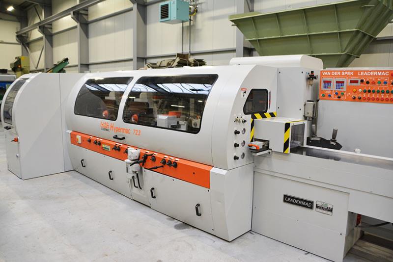 Leadermac #LMC-723C, Feed Through Moulder, 7 head, 9-1/16" x 5/516 ...