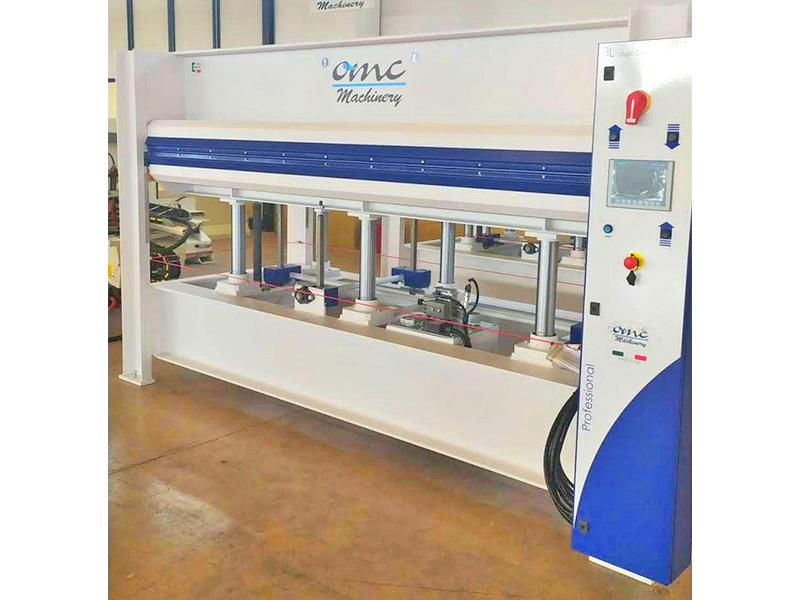 OMC #PL-105-LC, Upstroke Hot Press, (2) Thermo Oil Heated Platens, 118 ...