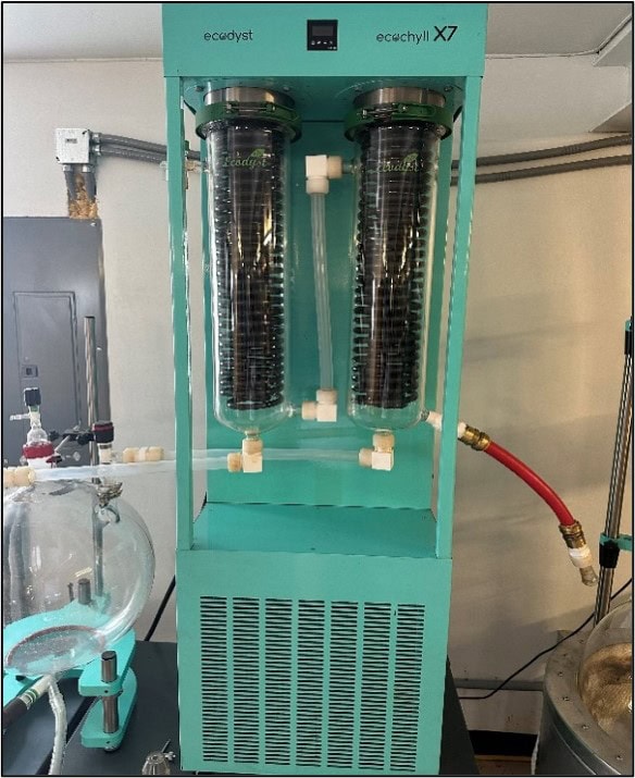 Solvent/Ethanol Recovery System, Ecodyst #Ecochyll-X7-50L, 25 L/hr ...