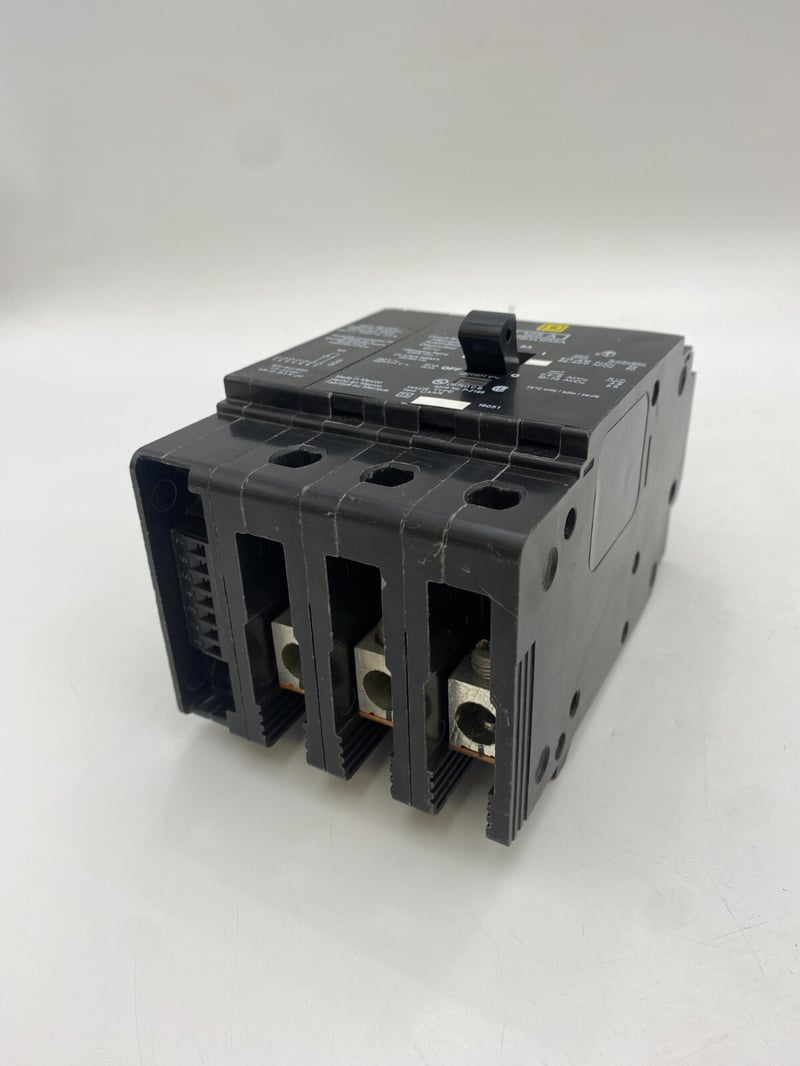 125 Amps, Square D, EDB34125SA, Bolt-On Circuit Breaker, 480 Volts 3P 3PH EDB Shunt Trip 120V ...