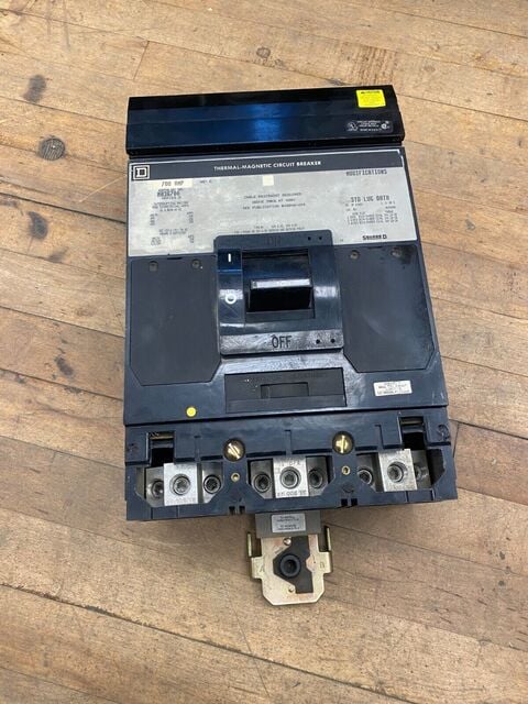 700 Amps, Square D, MA36700, I-Line Circuit Breaker 700A 600V 3P 3PH MA ...