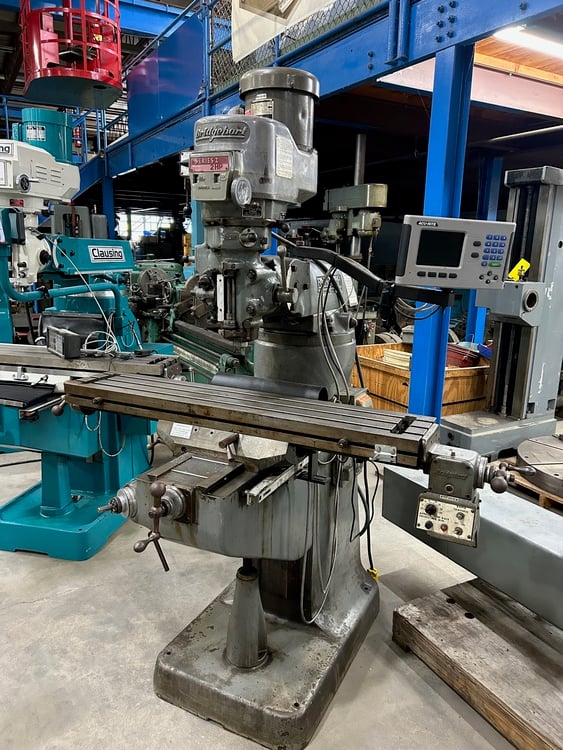 Bridgeport #Series-I, vertical mill, 9" x48" T-slotted table, 2 HP ...