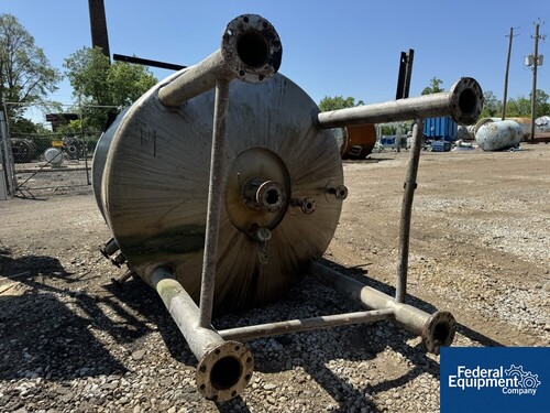2000 gallon Lee Reactor, 316 Stainless Steel, 23/100 psi, 76" diameter ...