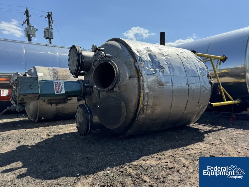 2500 gallon Alloy Fab Reactor, 316 Stainless Steel, 85/150 psi, 390°F ...