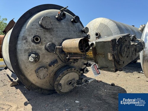 3000 gallon Central Fab Reactor, 316 Stainless Steel, 125/150 psi, 400 ...