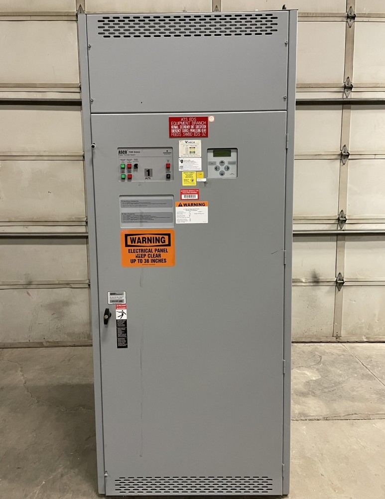 2000 Amp. ASCO Automatic Transfer Switch N1 Enclosure Catalog Number ...
