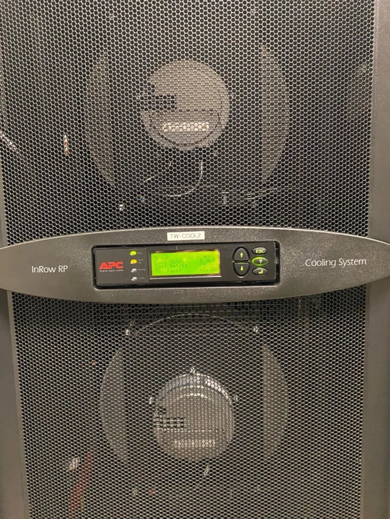 APC #ACRP101, Inrow Air Conditioner w/Matching Condenser, Air Cooled ...