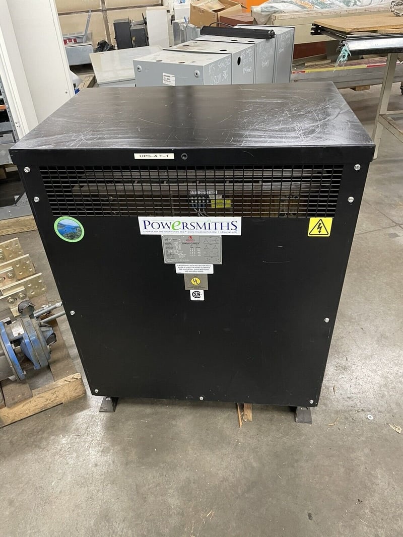 75 KVA 480 Primary, 208Y/120 Secondary, PowerSmiths, Transformer, S/N ...