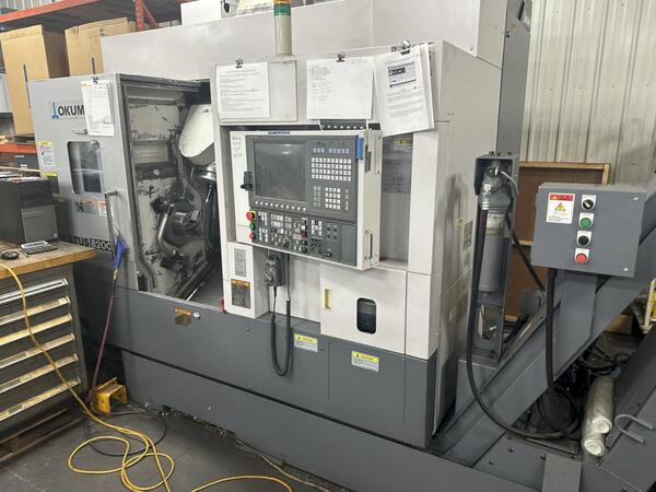 Okuma #Multus-B200, 5-Axis, 20" X, 31.5" Z, 6" chuck, OSP 200L CNC, 2011 for Sale | Surplus Record
