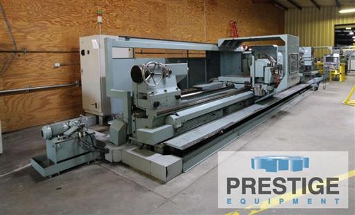 Ikegai #ANC-56, 56" swing x 240"/157", Fanuc 18T CNC, 11" bore, front ...