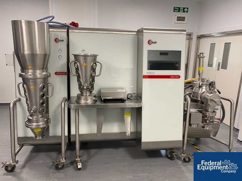 Glatt #Multilab process system, with GPCG.Lab fluid bed module ...