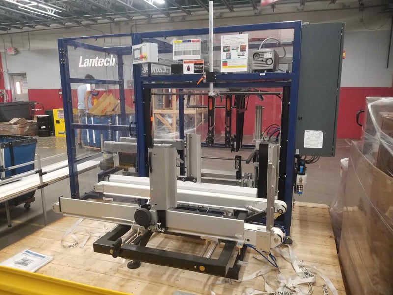 Lantech #C-2000, tape case erector, 3" tape, 2021, C-2000 for Sale | Surplus Record