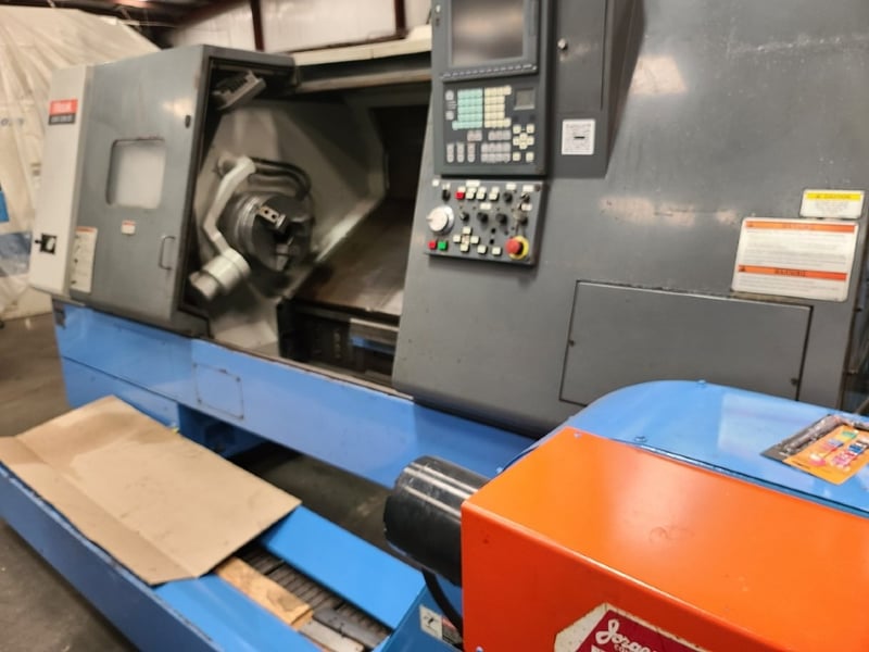 Mazak #QT-350, Mazatrol 640 control, 26" swing, 48" centers, 4" bar ...