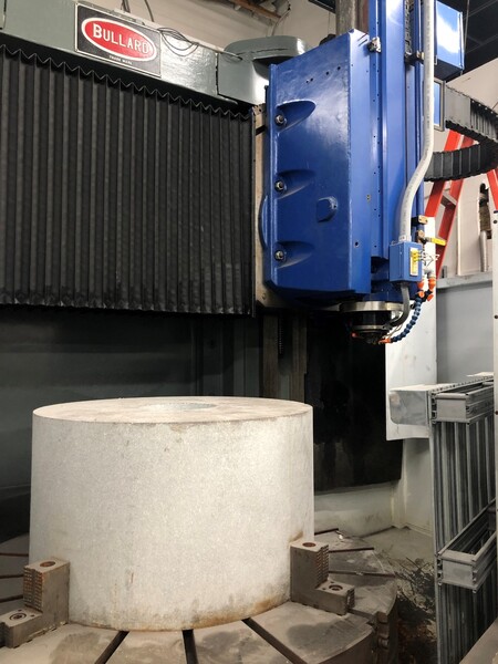 56" Bullard #56, vertical boring mill, 42" spindle travel, 56" chuck ...