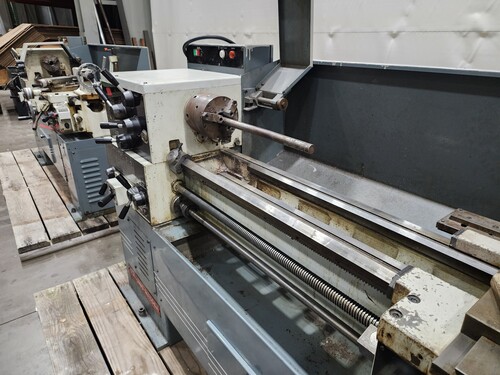 13" x 40" Clausing Metosa #C1340S, geared head lathe, 6.89" swing over ...