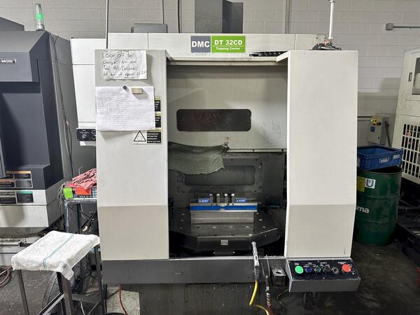 DMC #DT32CD, CNC vertical machining center, 24 automatic tool changer ...