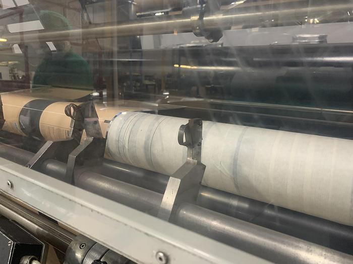 Bielloni Sage #Taglierina-B87, duplex slitter rewinder, razor slitting ...