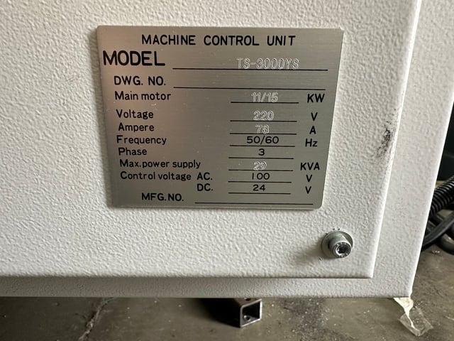 Takisawa #TS-3000 YS, Multi Axis CNC Lathe, Fanuc 21i-B Control, 2022 ...