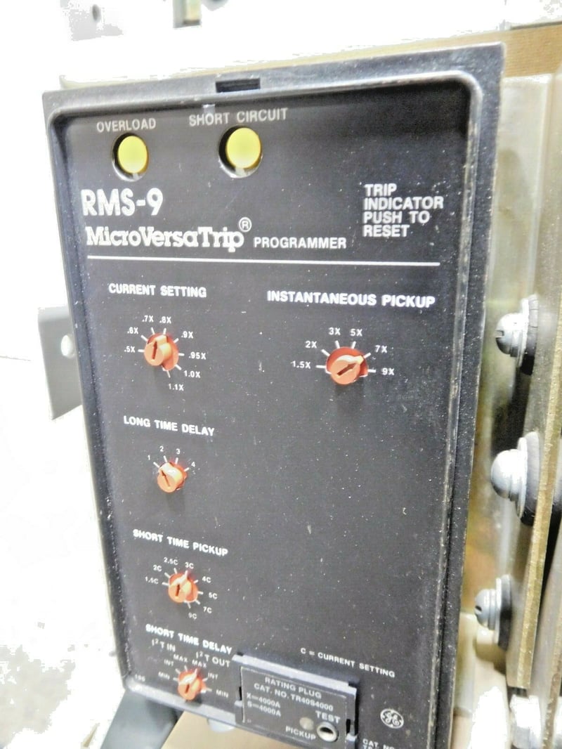 4000 Amps, General Electric, AKR-7F-100, low voltage power circuit ...