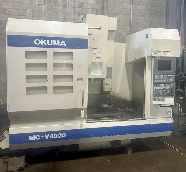 Okuma #MC-V4020, CNC vertical machining center, 40" X, 20" Y, 17.7" Z ...