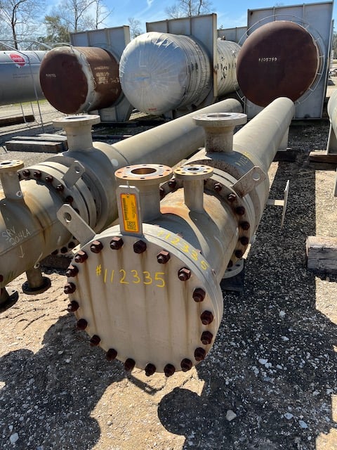 437 sq.ft., 180 psi shell, 150 psi tube, Fabsco Shell and Tube, heat ...