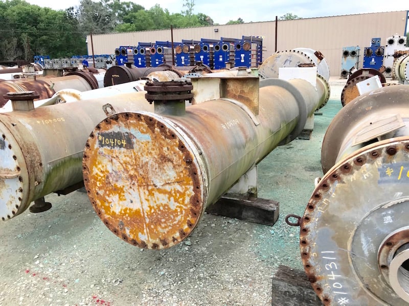 3300 sq.ft., 100 psi shell, 75 psi tube, Camden Alloy Fab., heat ... 3300 sq.ft., 100 psi shell, 75 psi tube, Camden Alloy Fab., heat ...