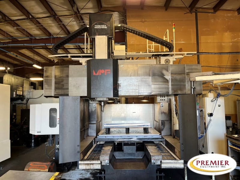 Toshiba #MPF, CNC double column machining center, Tosnuc 888 Control ...