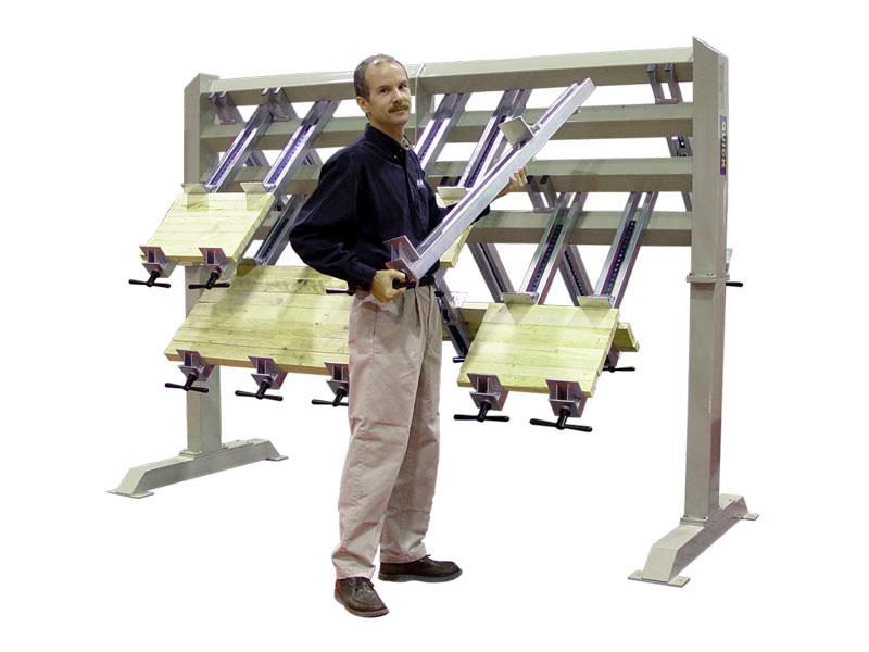 Quick #CLampRack8', Clamp Carrier(Manual), 2 sided config, (36) Clamps ...