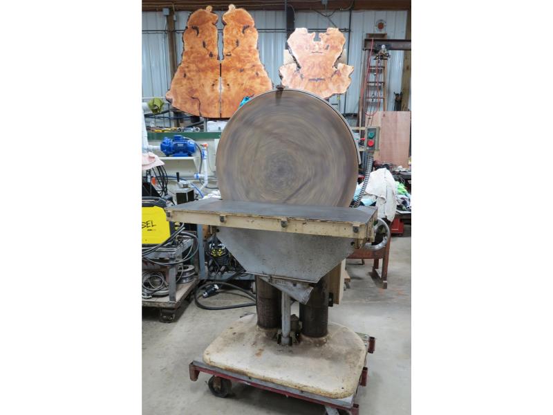 30" State #D-30, Disc Sander, 5 HP, 14" x 38" Table Size, Motorized ...